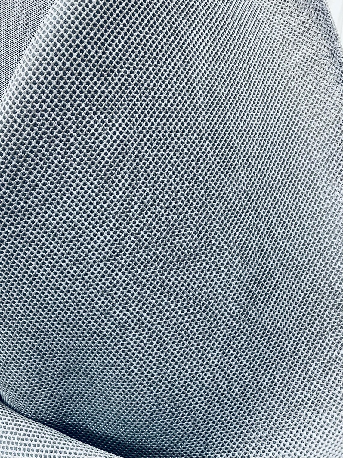 Gray Silver 3D AIR Spacer Sandwich Mesh Style Scuba Fabric Great for ...