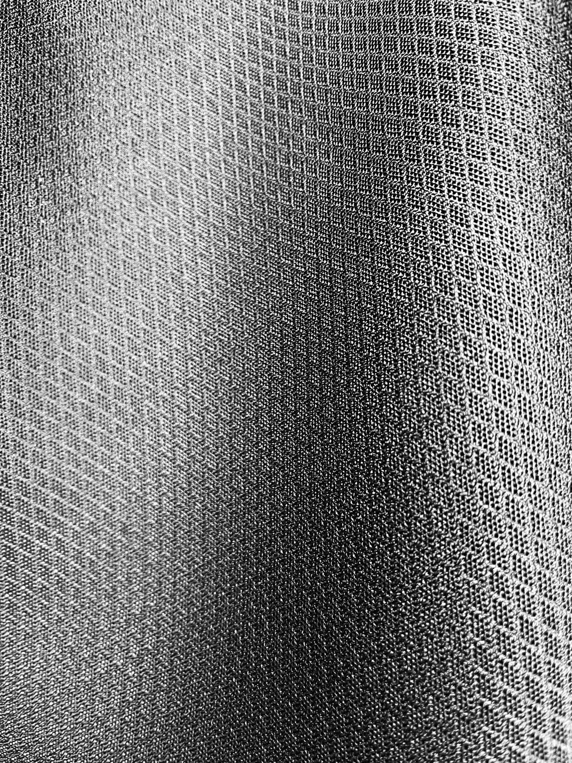 Black on Black 3D AIR Spacer Sandwich Mesh Triangle Style Scuba Fabric ...