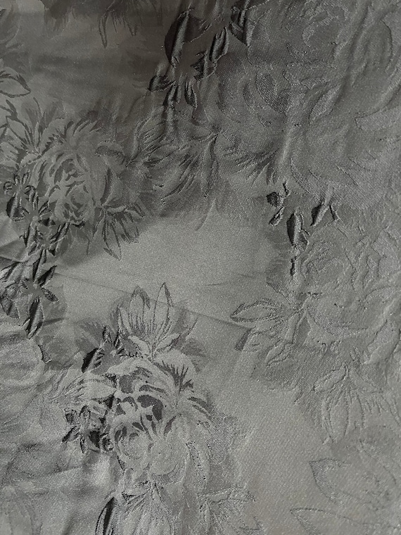 Black Mikado Jacquard Brocade Design in Italy - Etsy