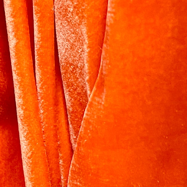 Orange Velvet - Etsy