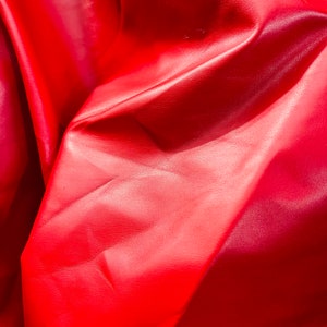 Red Fox Lather Vinyl Stretch Non Shinny Spandex PVC Made in Italy - Etsy