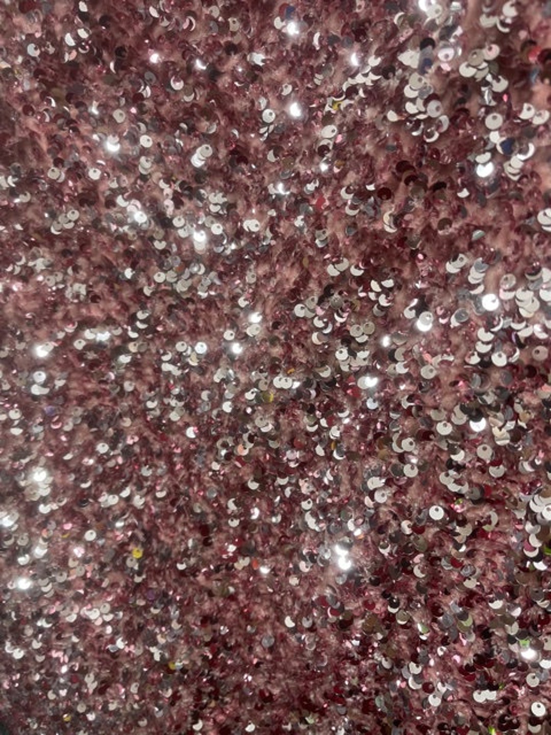 Rose Gold Velvet With Matching Sequence 4way Stretch Velvet Made in ...