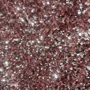 Rose Gold Velvet With Matching Sequence 4way Stretch Velvet Made in ...