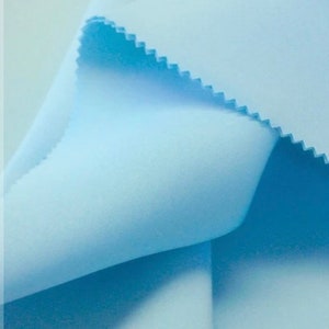 Babe Blue Neoprene Scuba 400GSM Fabrics Great for Dress Pants - Etsy