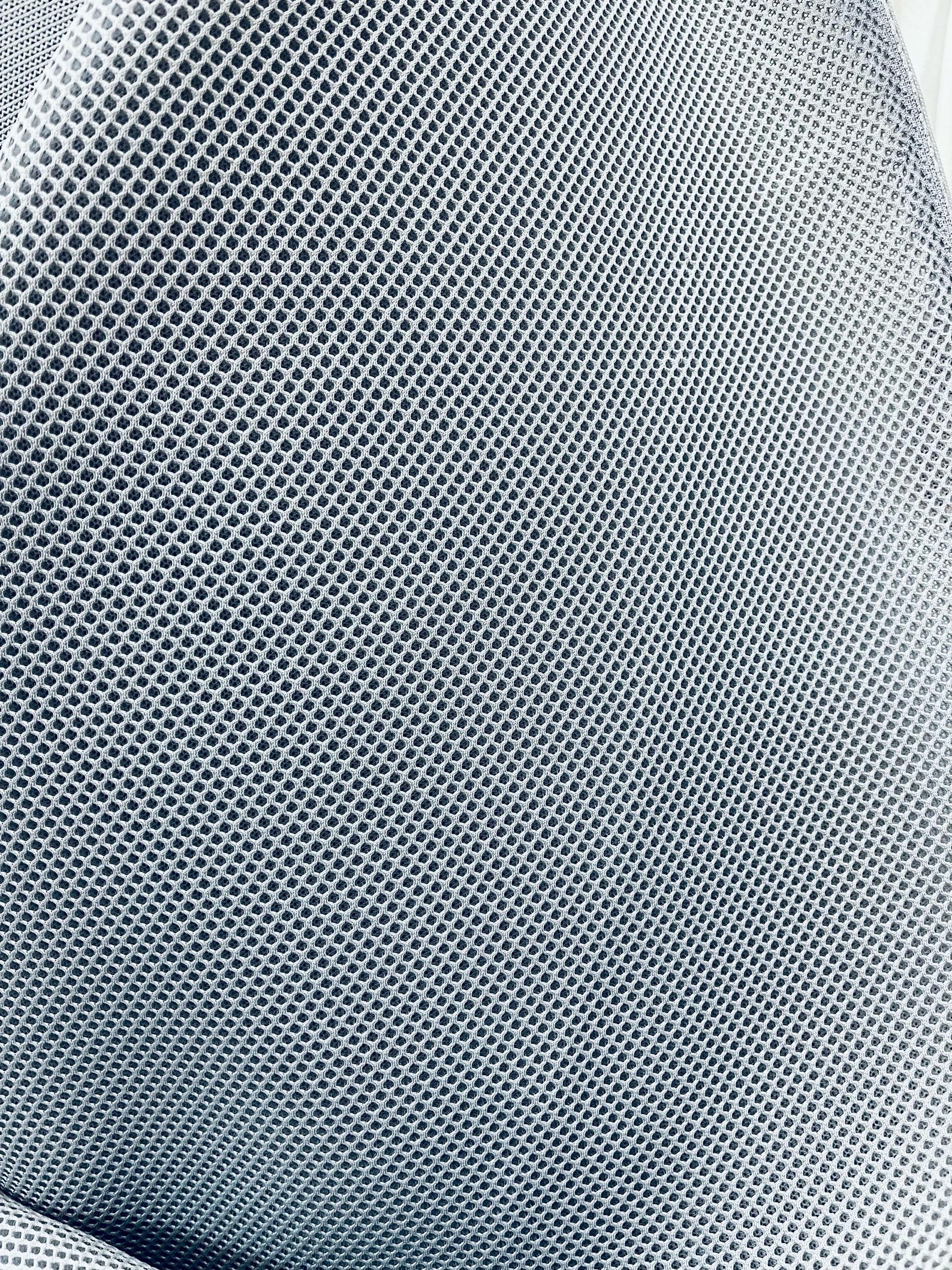 Gray Silver 3D AIR Spacer Sandwich Mesh Style Scuba Fabric Great for ...