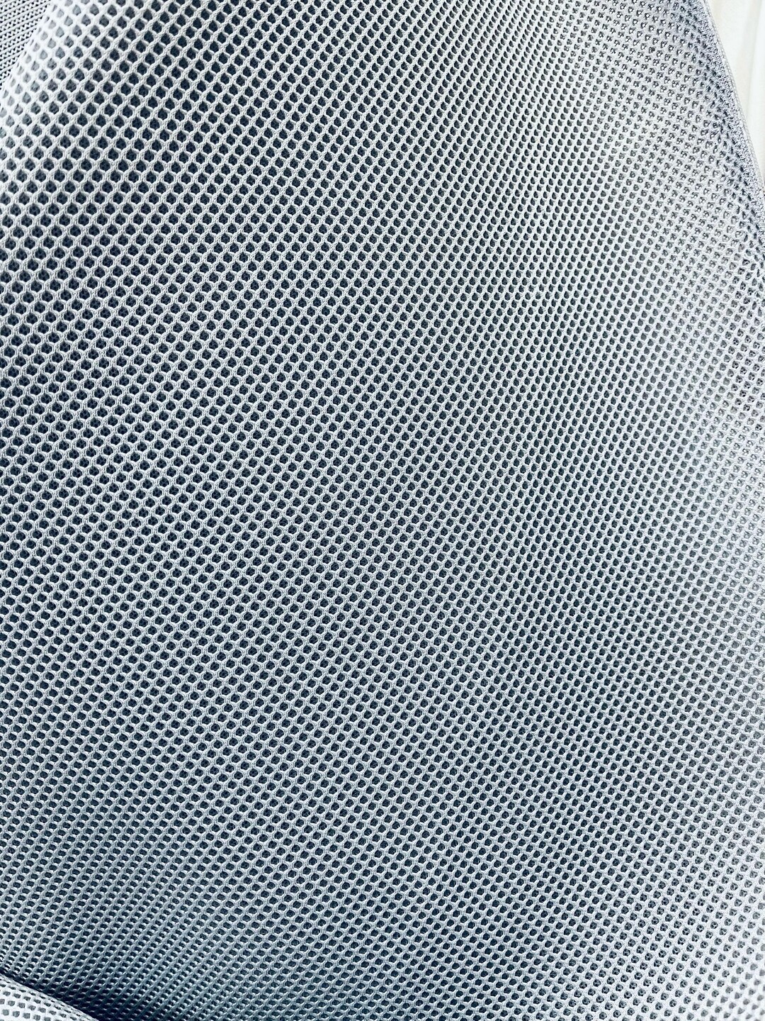 Gray Silver 3D AIR Spacer Sandwich Mesh Style Scuba Fabric Great for ...