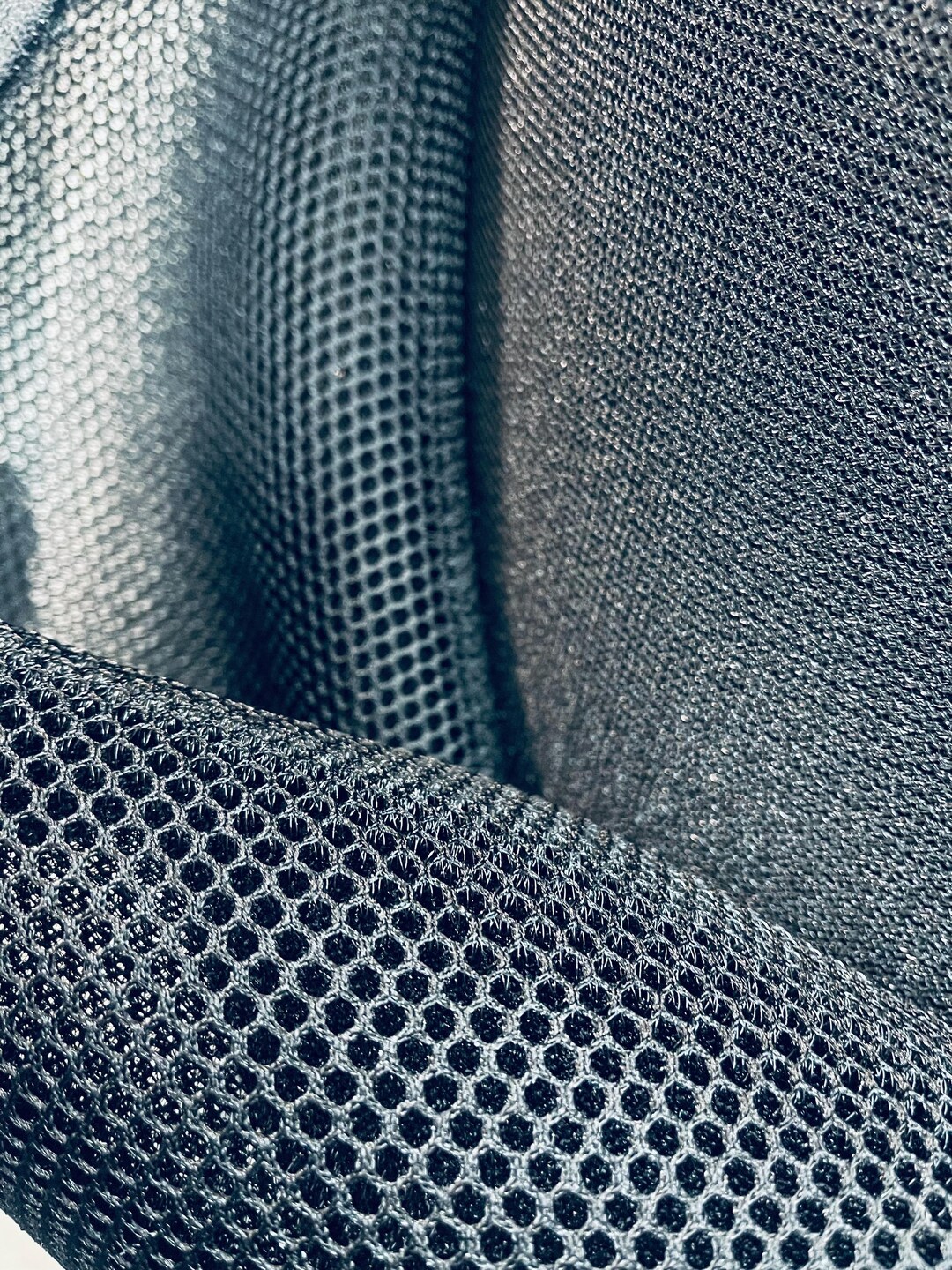 Black 3D Sandwich Mesh Fabric Great for Dress Jacket Pants and Much ...