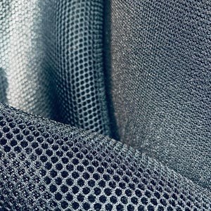 Black 3D Sandwich Mesh Fabric Great for Dress Jacket Pants and Much ...