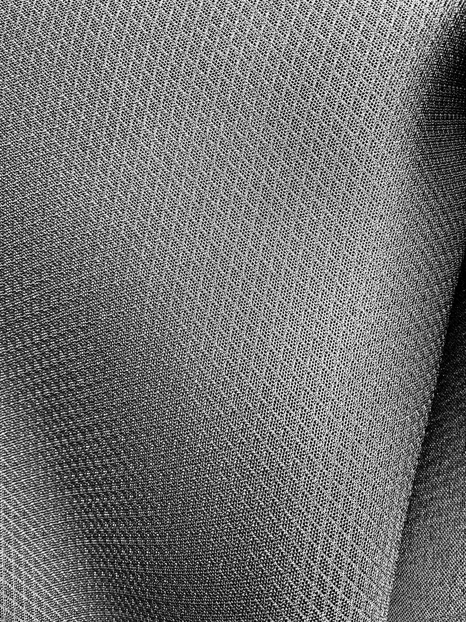 Black on Black 3D AIR Spacer Sandwich Mesh Triangle Style Scuba Fabric ...