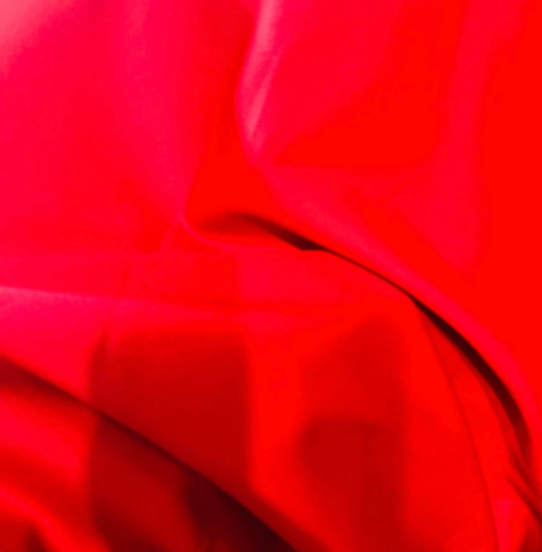 Red Cotton Satin Stretch Designer Fabrics Made in Italy - Etsy