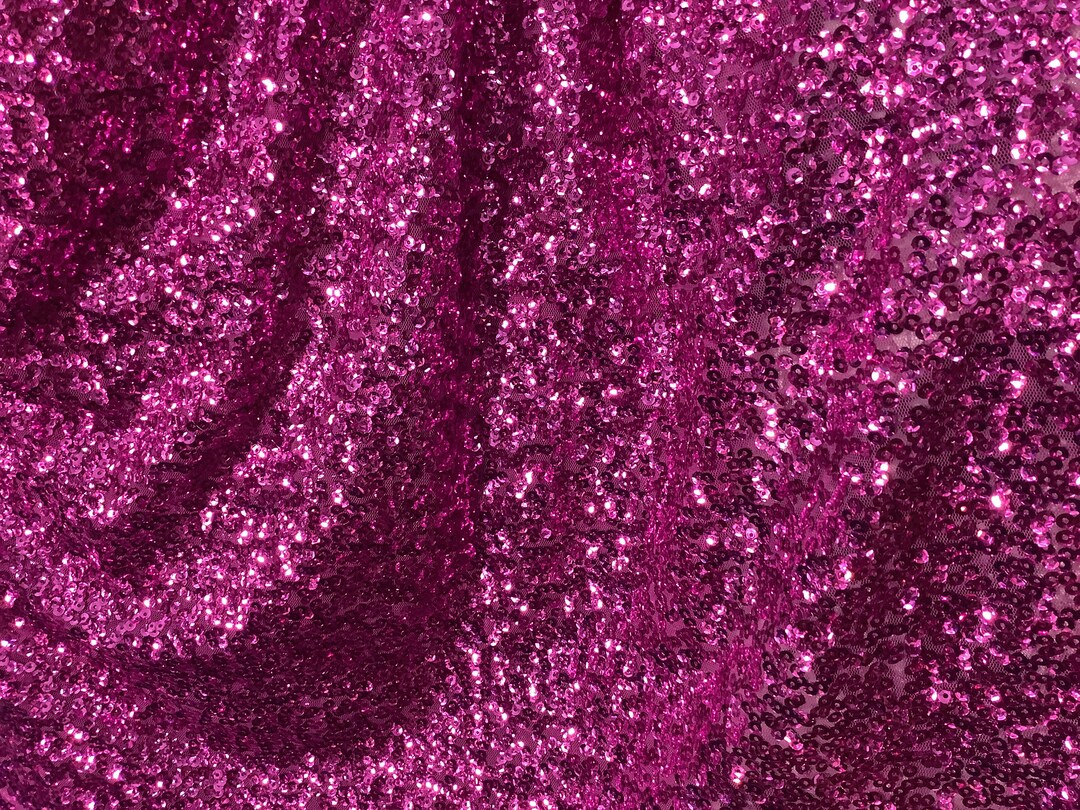 Fuchsia Sequins All Over Great Fabrics for Dress Jacket Skirt Pants ...