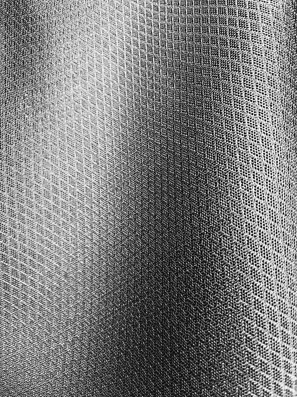 Black on Black 3D AIR Spacer Sandwich Mesh Triangle Style Scuba Fabric ...