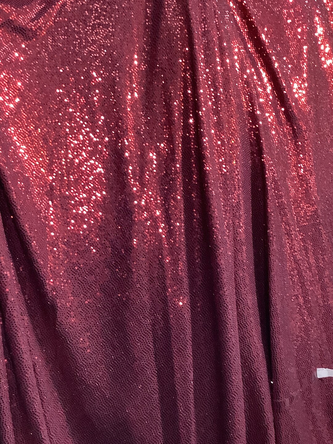 Burgundy 4-way Stretch Sequin Fabric: Italian Prom Dress Material - Etsy