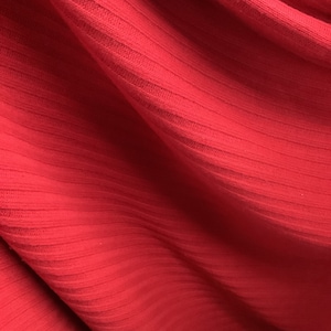 Red Rib Knit Lori Piana 100% Cashmere Great for Sweaters Skirt Dress ...