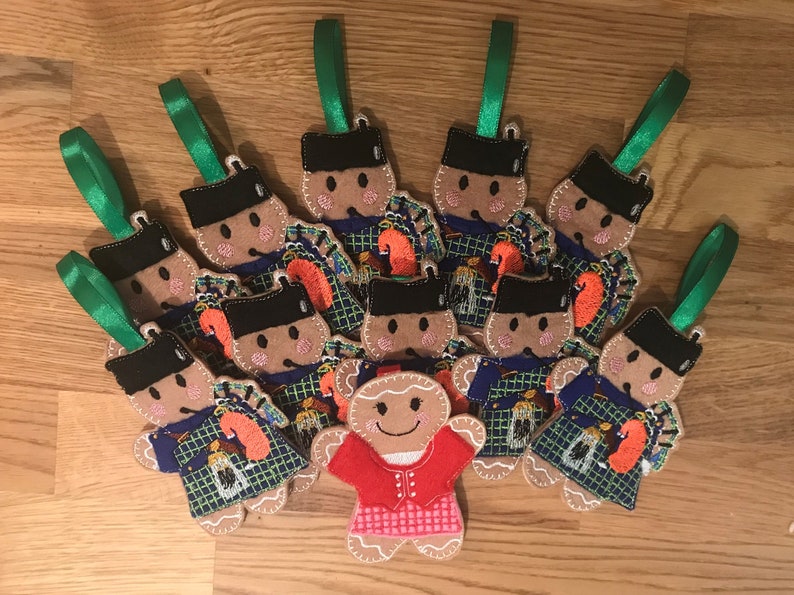 Scottish Piper and Scottish Dancing Gingers - Etsy UK