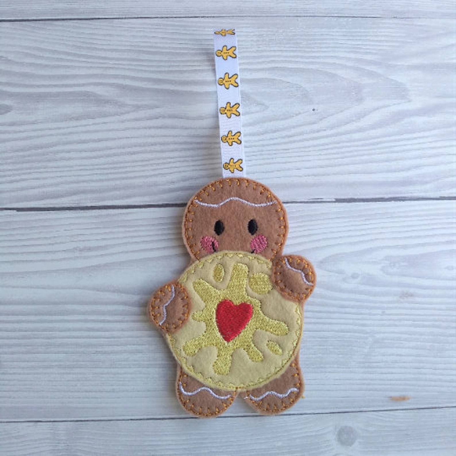 Jammie Dodger Gingerbread Man - Etsy