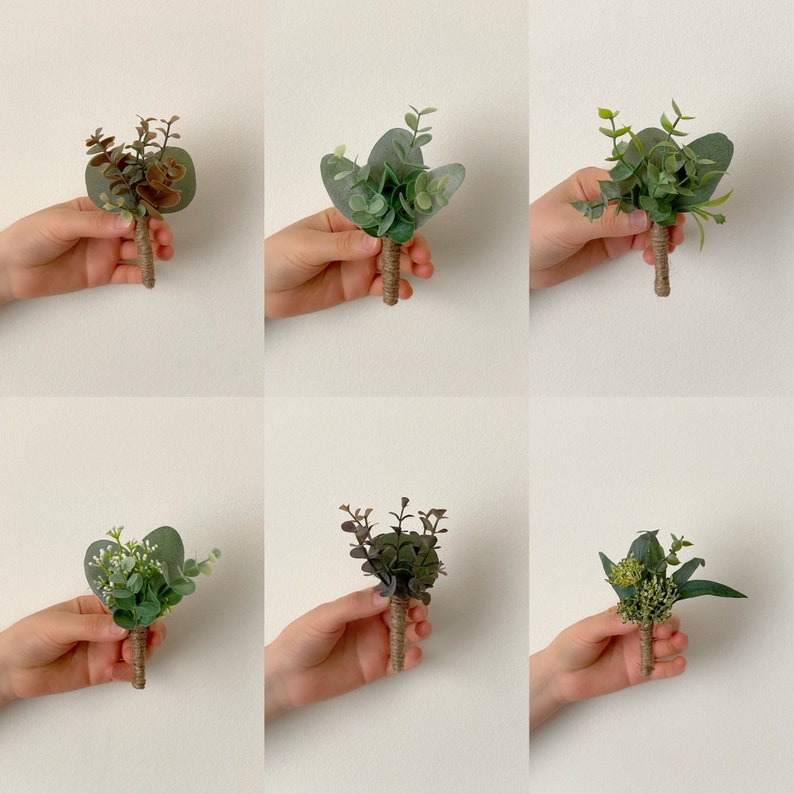 Eucalyptus Boutonniere, Greenery Boutonniere , Wedding Buttonhole, Boho ...