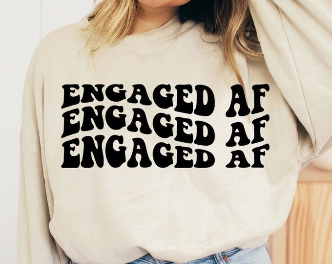 Engaged AF Svg, Fiance Svg, Dazed and Engaged, Future Mrs, Svg Cut File ...