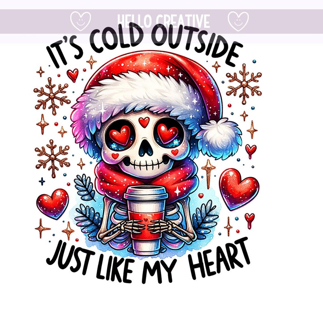 Freezing Mode PNG, Christmas PNG, Christmas Skull, Freezing Season ...
