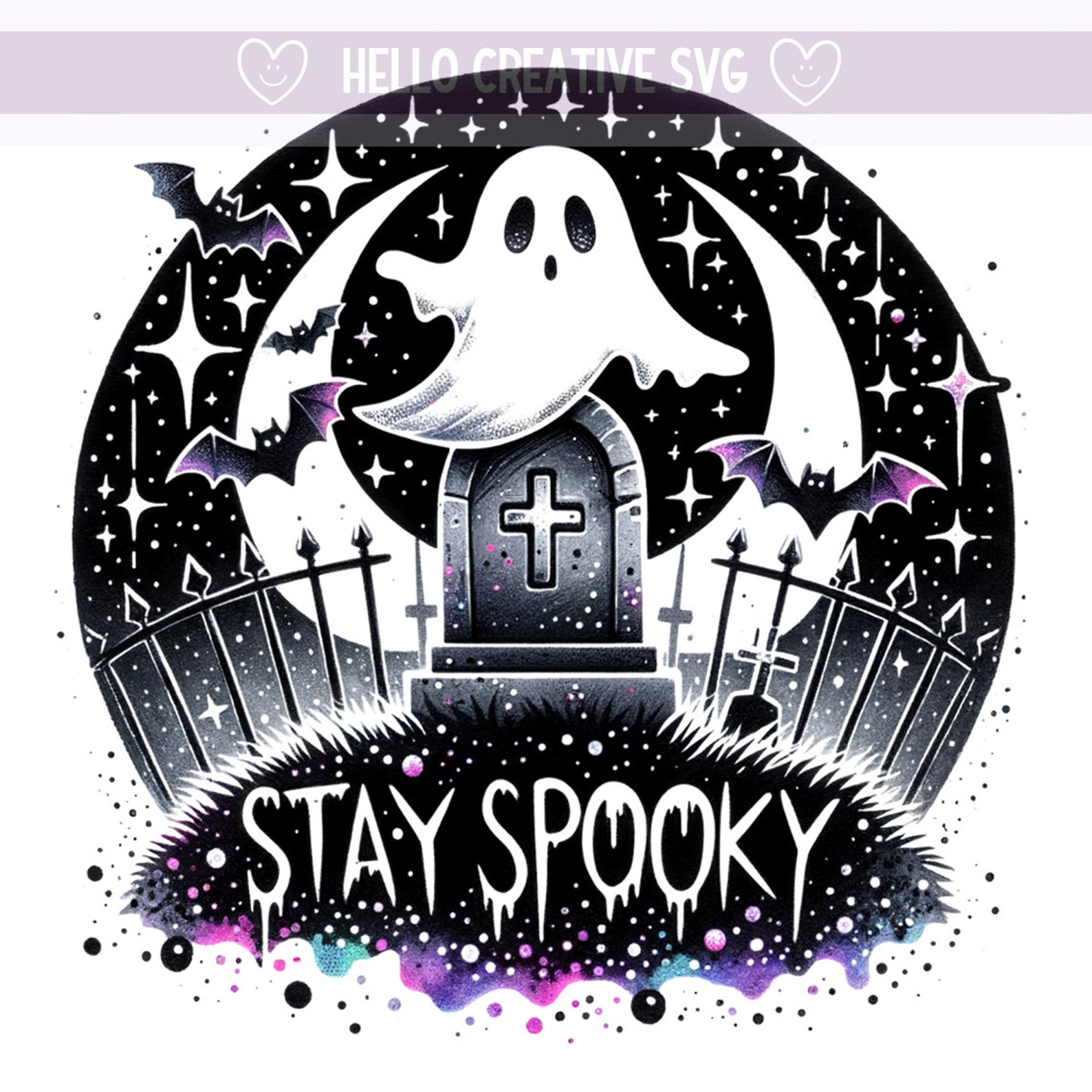 Stay Spooky PNG, Ghost Clipart, Fall Ghost Vibes, Spooky Halloween ...