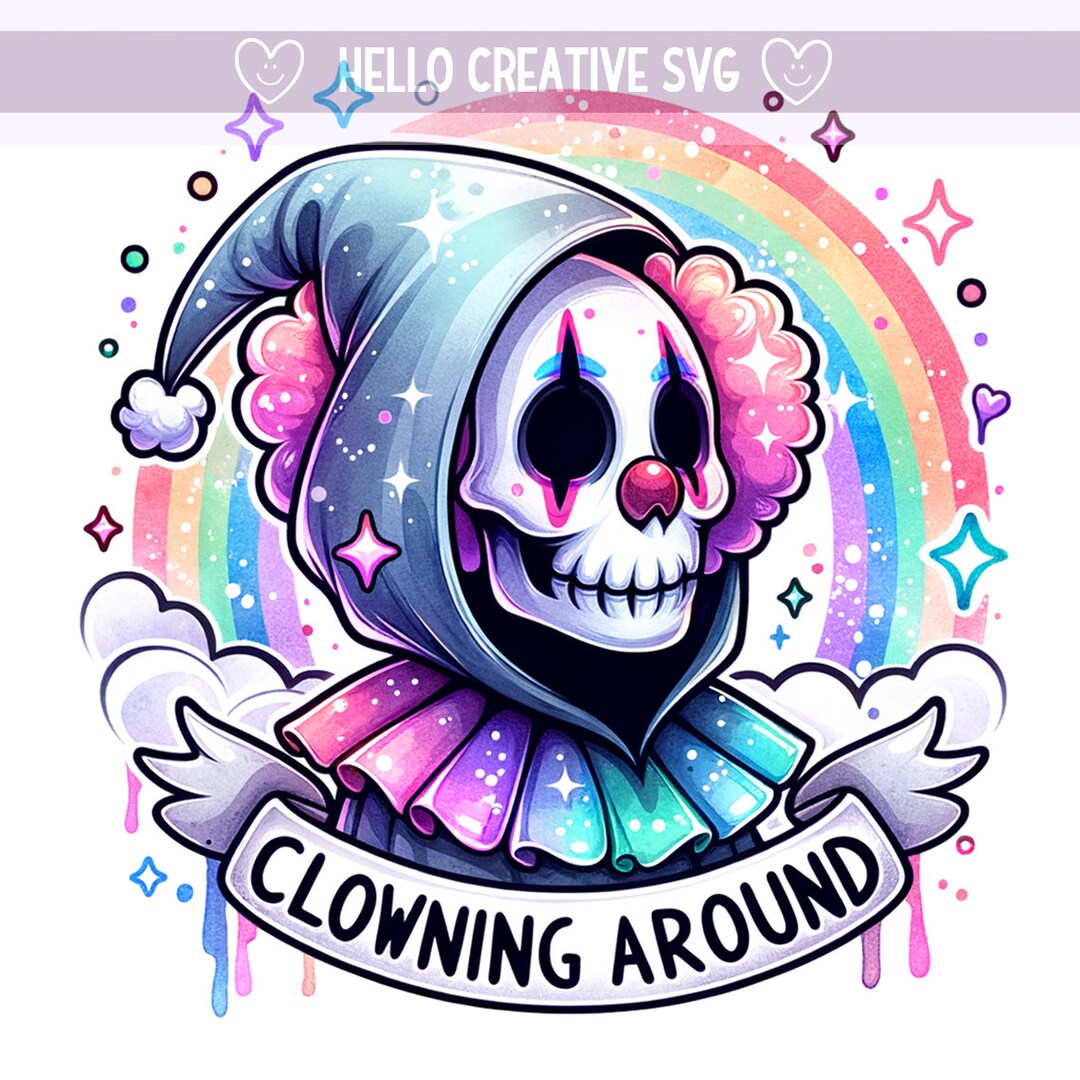 Clowning Aroung PNG, Clown Skeleton PNG, Clowning Png, Grim Reaper Png ...