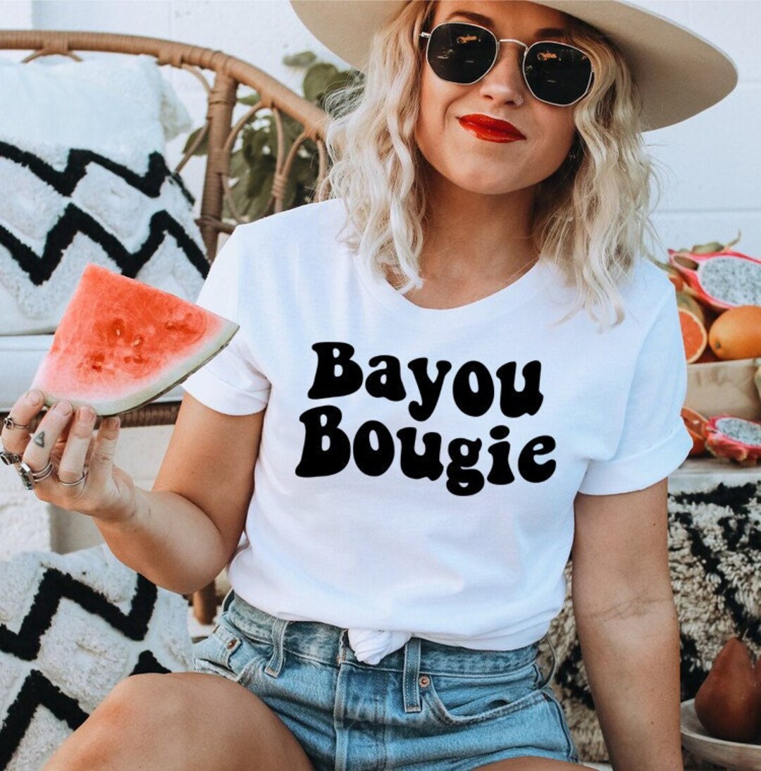 Bayou Bougie SVG, Funny SVG, Svg Cut File, Wavy Letters Svg, Silhouette ...