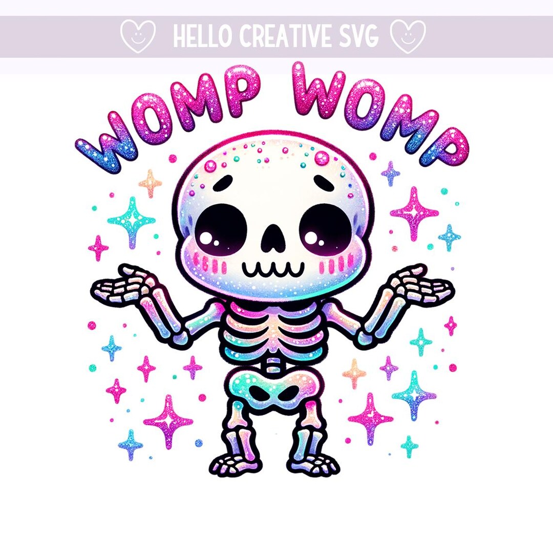 Womp Womp PNG, Funny Skeleton, Sad Skeleton PNG, Skeleton, Mental ...