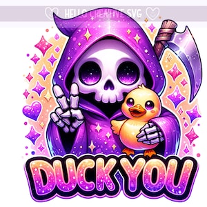 Funny Duck You PNG, I Don't Give a Duck Png, Duck Png, Duck You Clipart ...