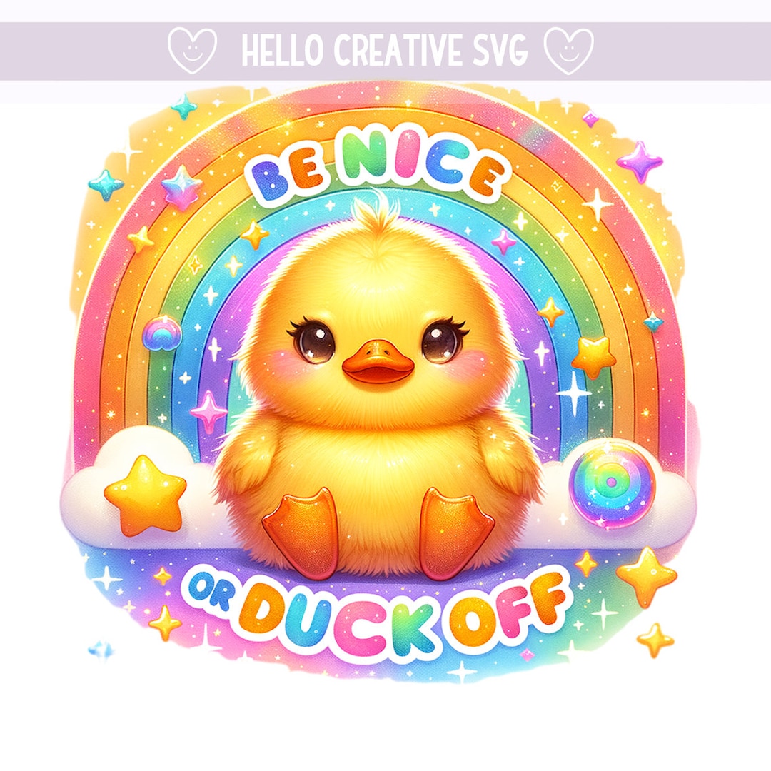 Be Nice or Duck off PNG, Funny Duck PNG, I Don't Give a Duck Png, Duck ...