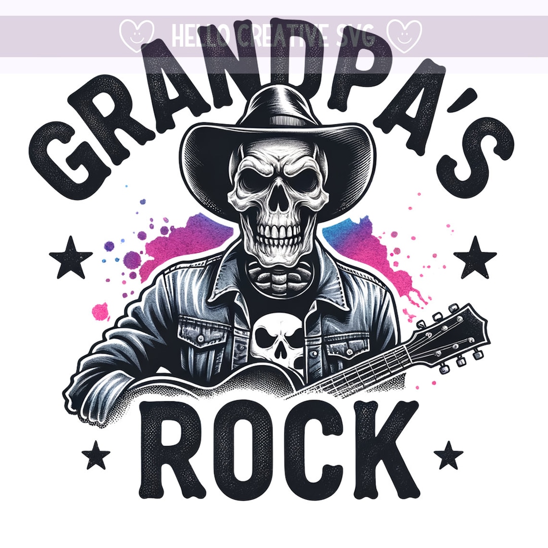 Skeleton Grandpa PNG, Grandpas Rock PNG, Funny Grandpa Clipart, Fathers ...