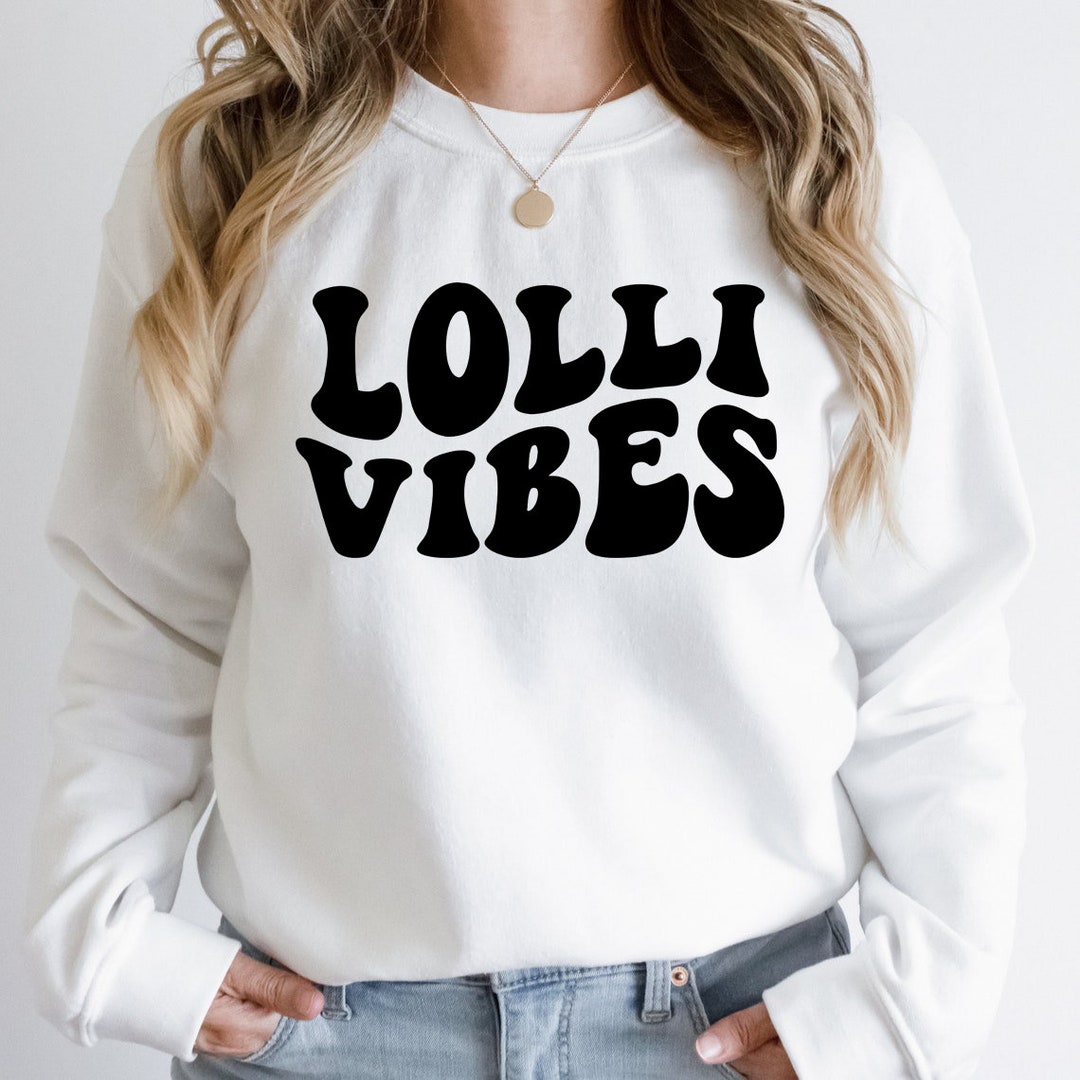 Lolli Vibes Svg, Funny Lolli SVG, Pregnancy Announcement, Svg File ...