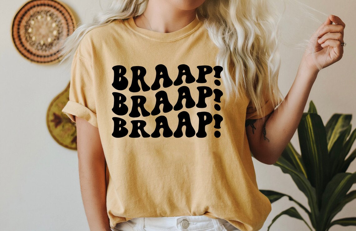 Braap Biker Svg Braap Svg Moto Mom Svg File Wavy Letters - Etsy Canada