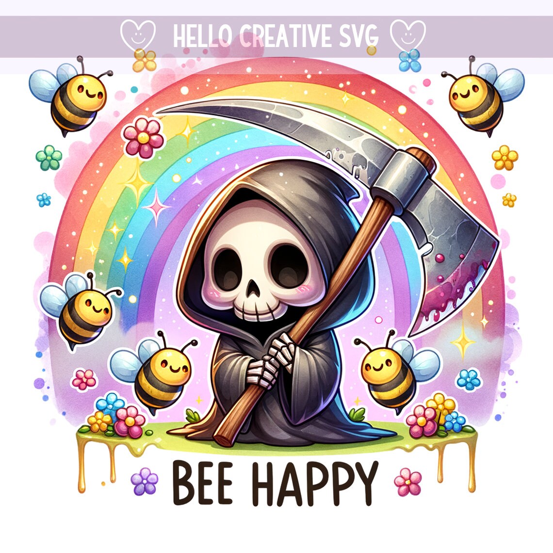 Bee Happy PNG, Bee Skeleton PNG, Honey Bee Png, Grim Reaper Png, Bee ...