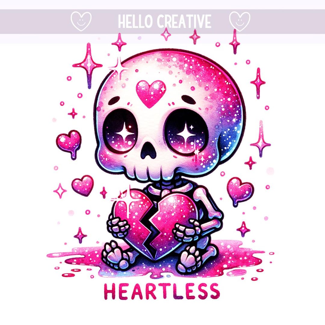Heartless Skeleton PNG, Anti Valentines Day Clipart, Heart Less PNG ...