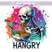 Hangry PNG, Hungry Snarky Skeleton PNG, Funny Saying Png, Ramen Png ...