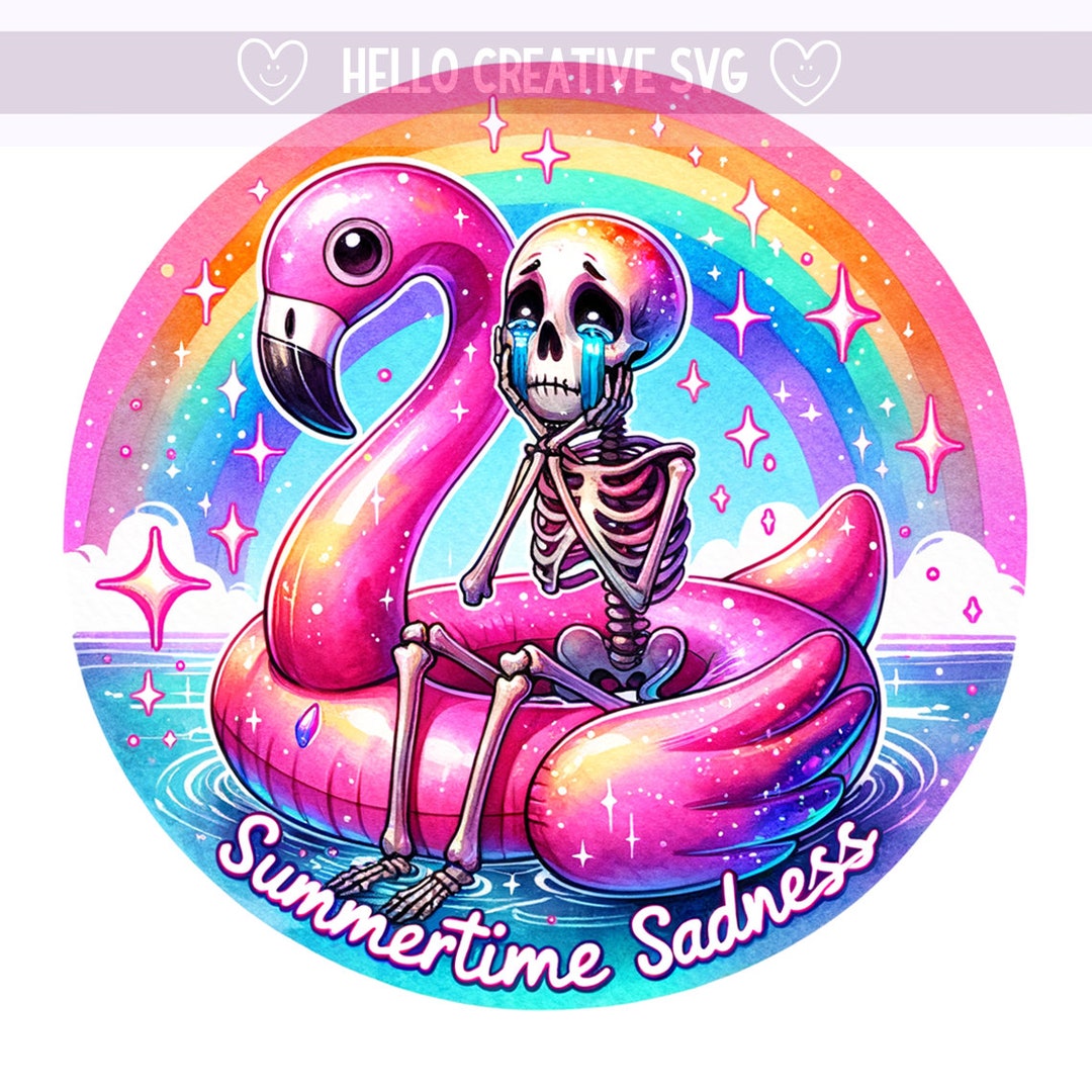 Crying Skeleton Png, Sad Skeleton Clipart, Cute Flamingo Clipart ...