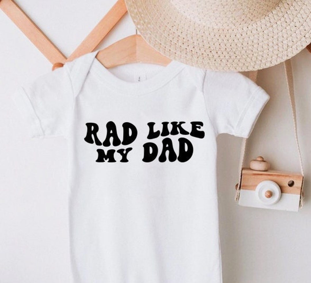 Rad Like Dad SVG, Father's Day SVG, Rad Like My Dad, Svg File, Wavy ...