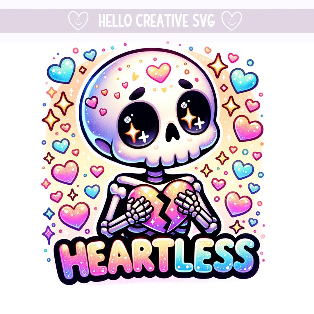 Heartless Skeleton PNG, Anti Valentines Day Clipart, Heart Less PNG ...