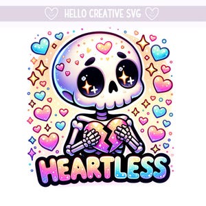 Heartless Skeleton PNG, Anti Valentines Day Clipart, Heart Less PNG ...