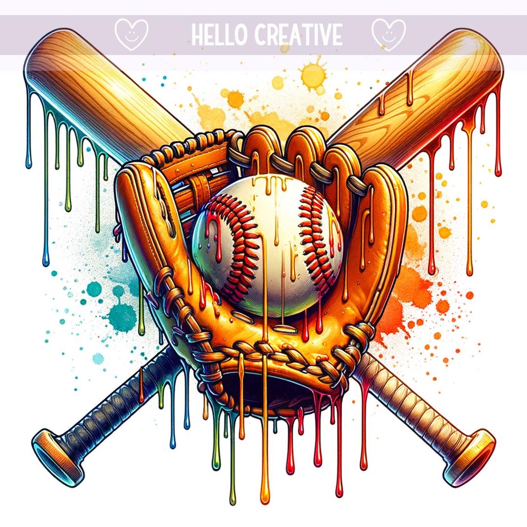 Baseball Drip PNG, Baseball, Sports Team, Game Day Png, Retro Png ...