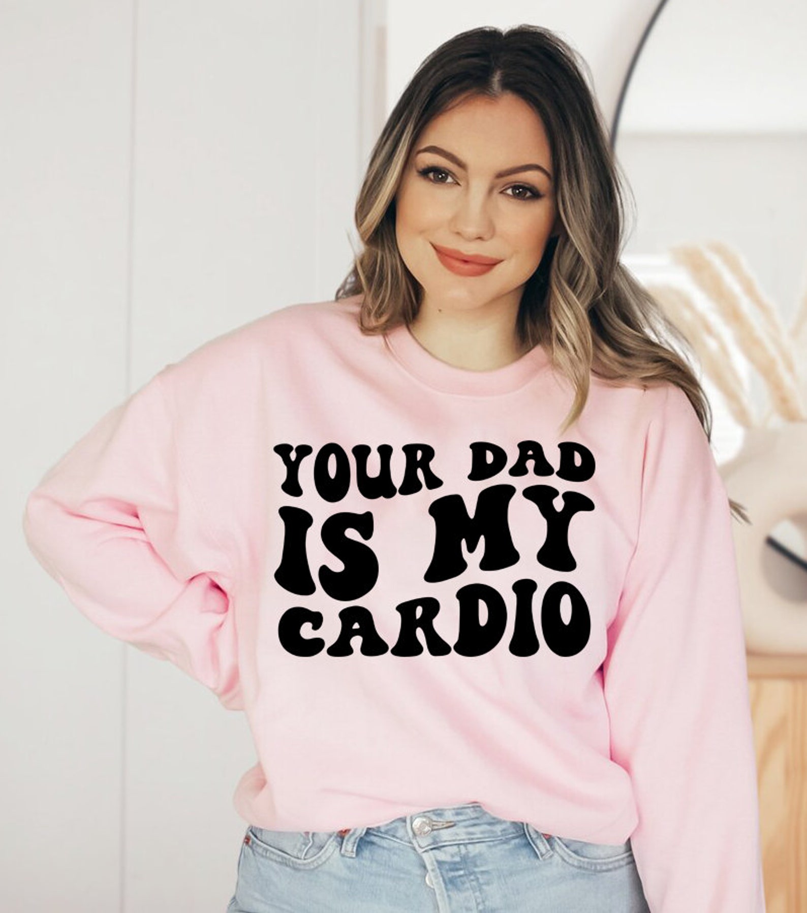 Your Dad is My Cardio Svg, Sarcasm Svg, Workout Svg, SVG Cut File, Wavy ...