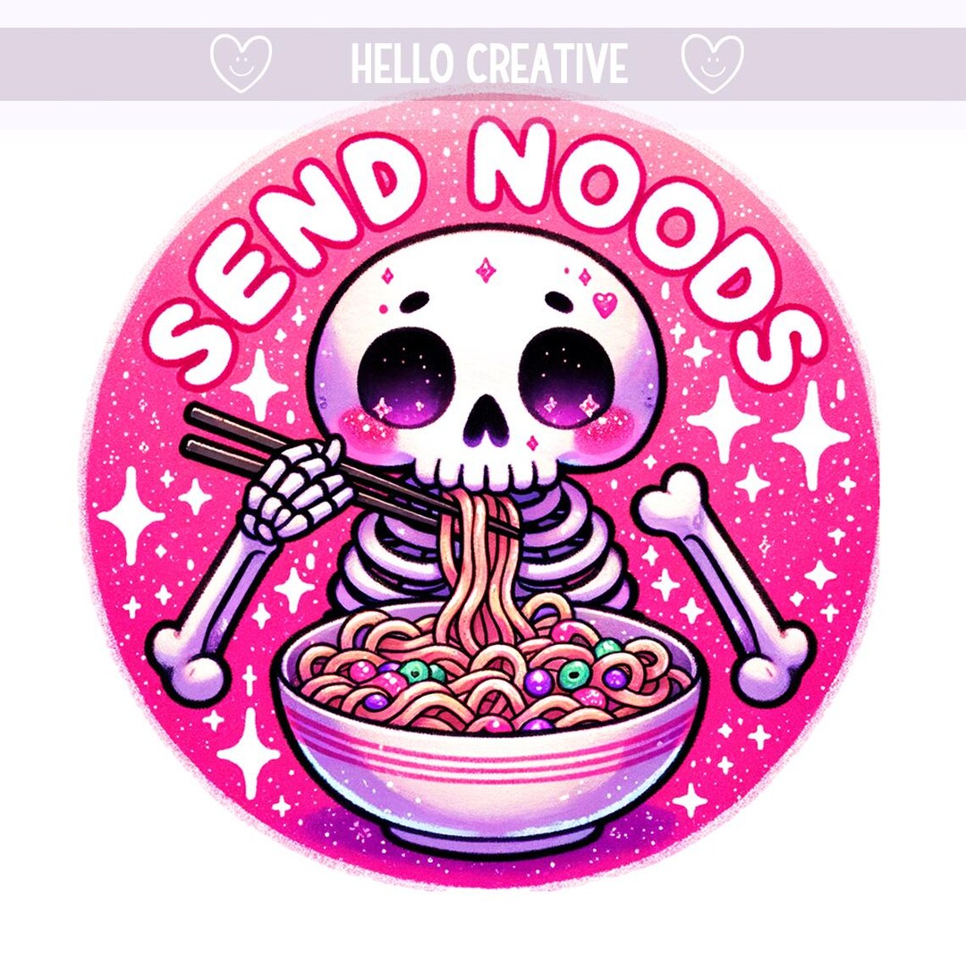 Send Noods PNG, Noodle Clipart, Ramen Grim Reaper PNG, Grim Reaper ...
