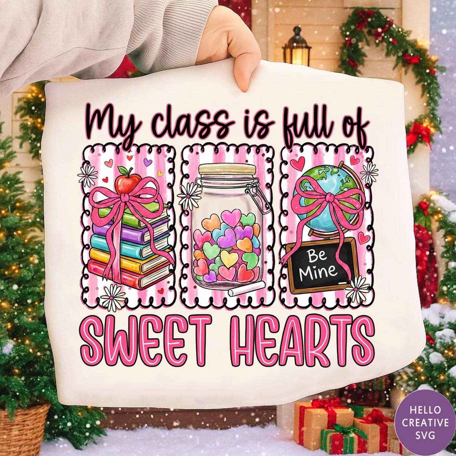 My Class is Full Sweethearts Png, Teaching Sweethearts Png, Valentines ...