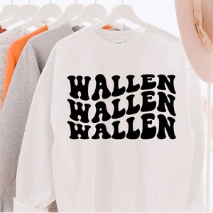 Wallen Svg, Western Svg, Rodeo Svg, Cowboy Svg, Cowgirl, Wavy Letters ...