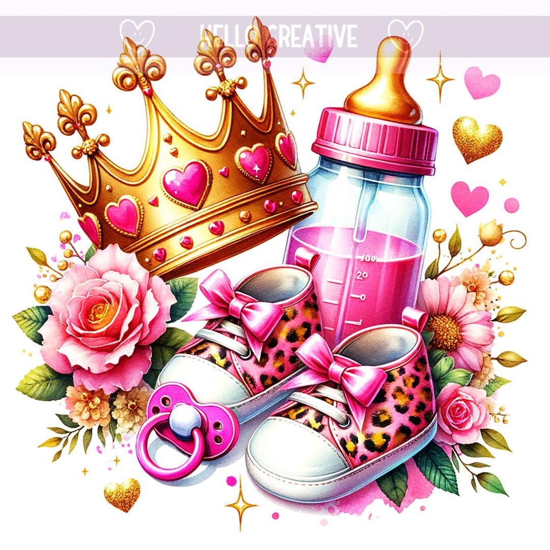 The Princess Has Arrived PNG, Baby Girl Png, Baby Princess Png, Newborn ...