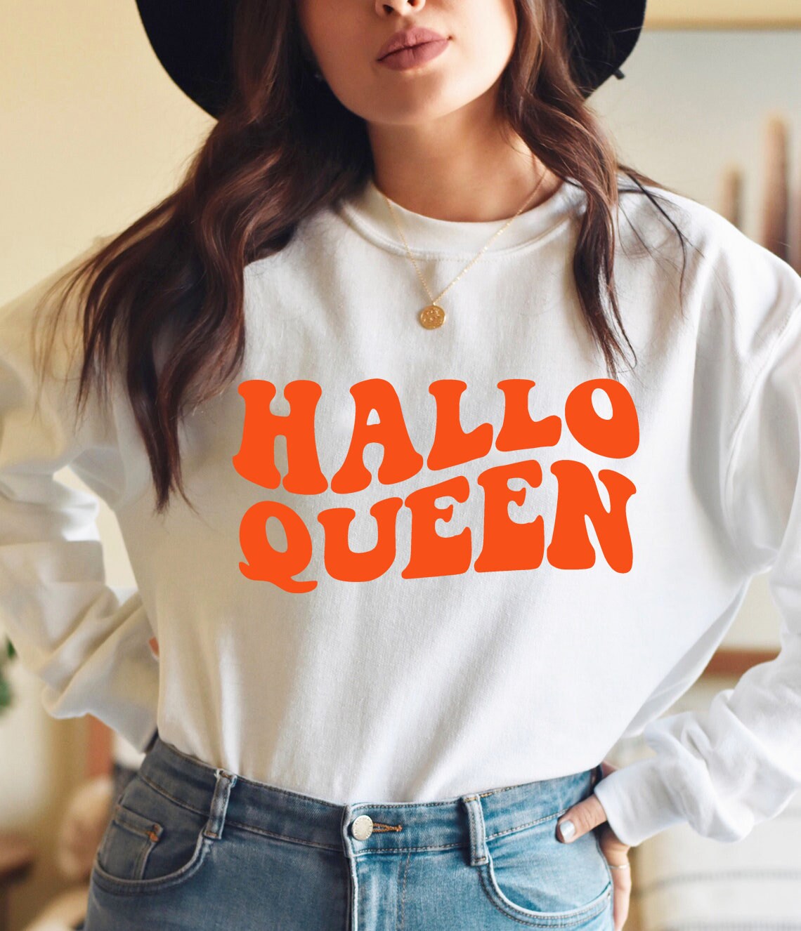 Halloqueen SVG Hallo Queen Halloween SVG Svg Cut File Wavy | Etsy