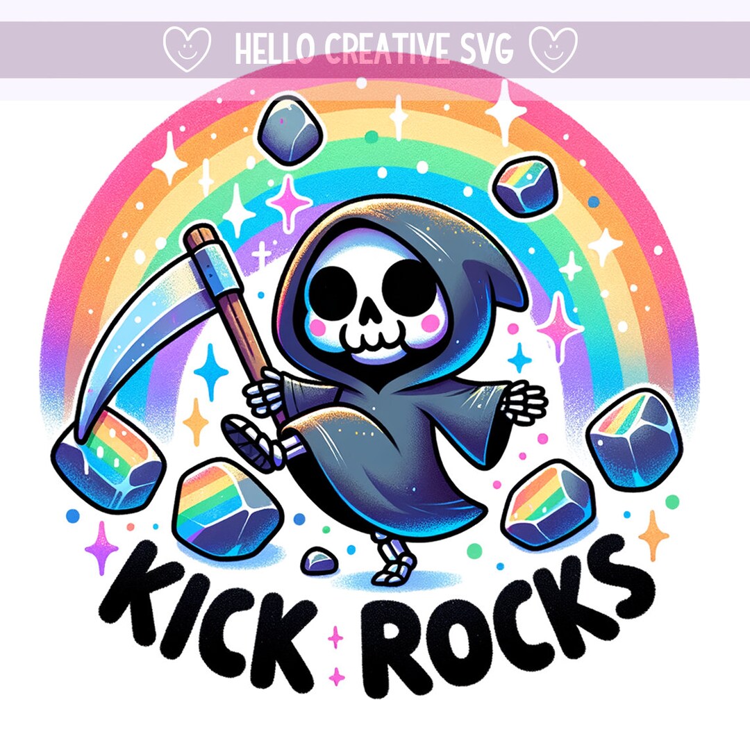 Kick Rocks PNG, Snarky Skeleton Png, Grim Reaper Png, Skeleton Clipart ...
