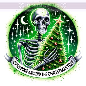 Creeping Around the Christmas Tree Png, Christmas PNG, Christmas ...