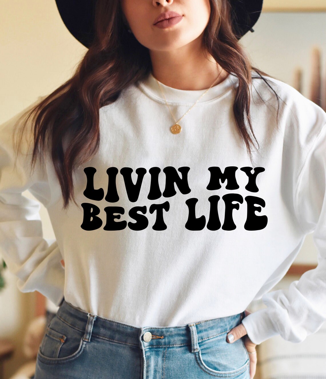 Livin My Best Life SVG Positive Quote SVG Inspirational Svg - Etsy