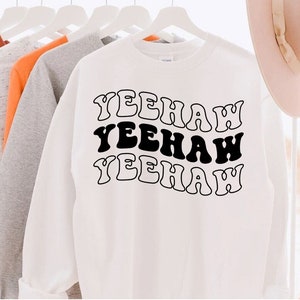 Yee Haw Svg, Outline SVG, Country Music Svg, Country Song, Cowboy, Wavy ...